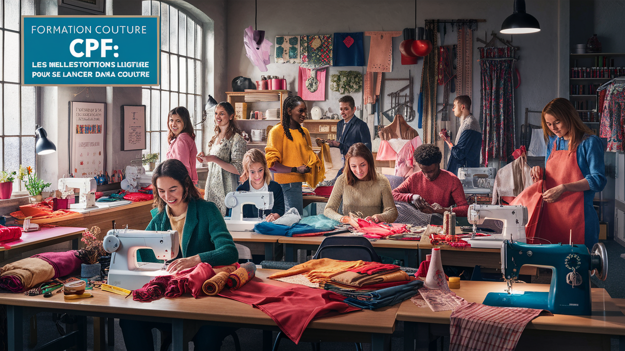 Formation couture CPF : les meilleures formations éligibles pour se ...
